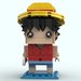 LEGO MOC Monkey D Luffy - One Piece BrickHeadz by AnimeBricks4 ...