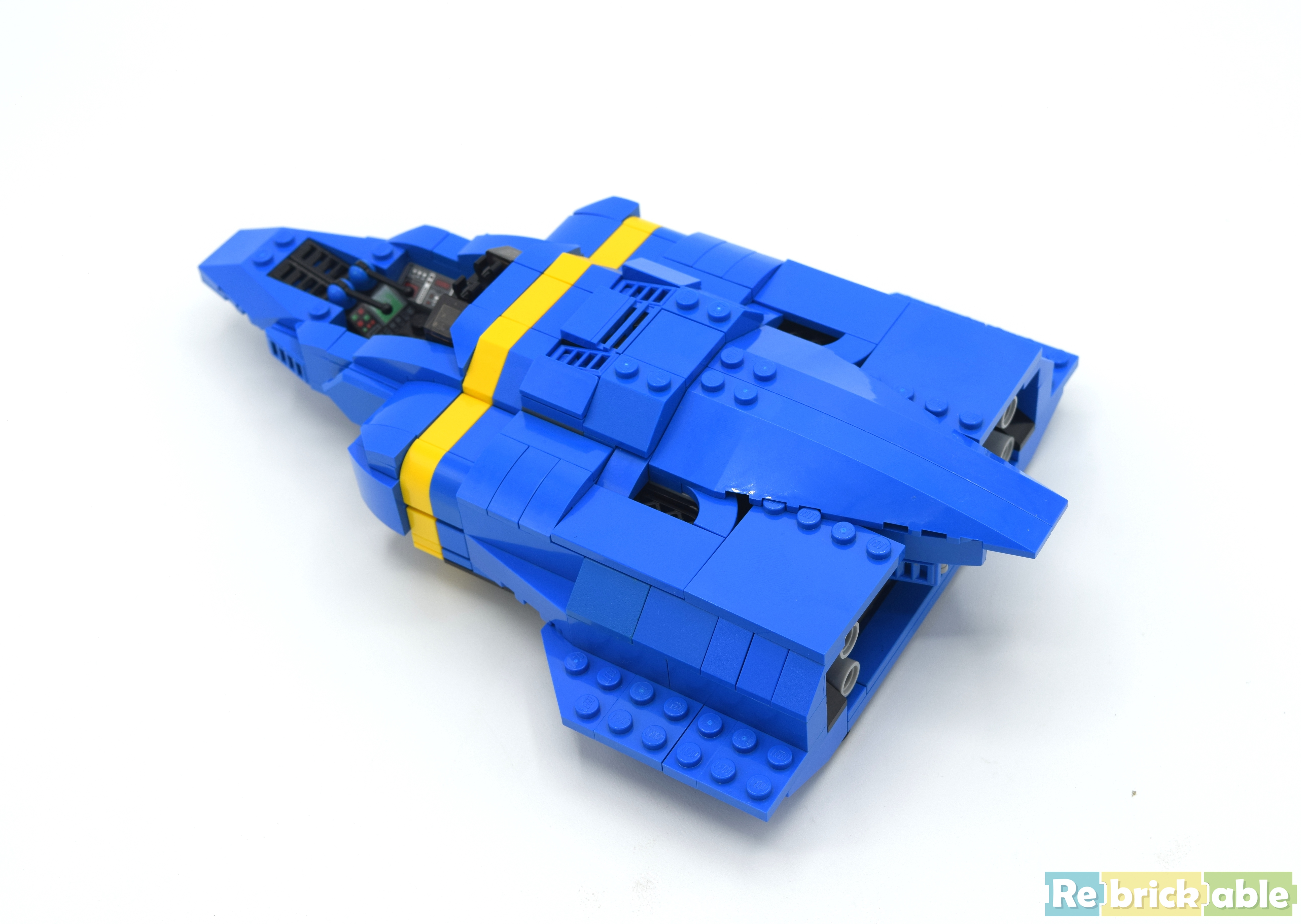 MOC Review: MOC-78824 - Blue Falcon (F-Zero) | Rebrickable - Build with ...