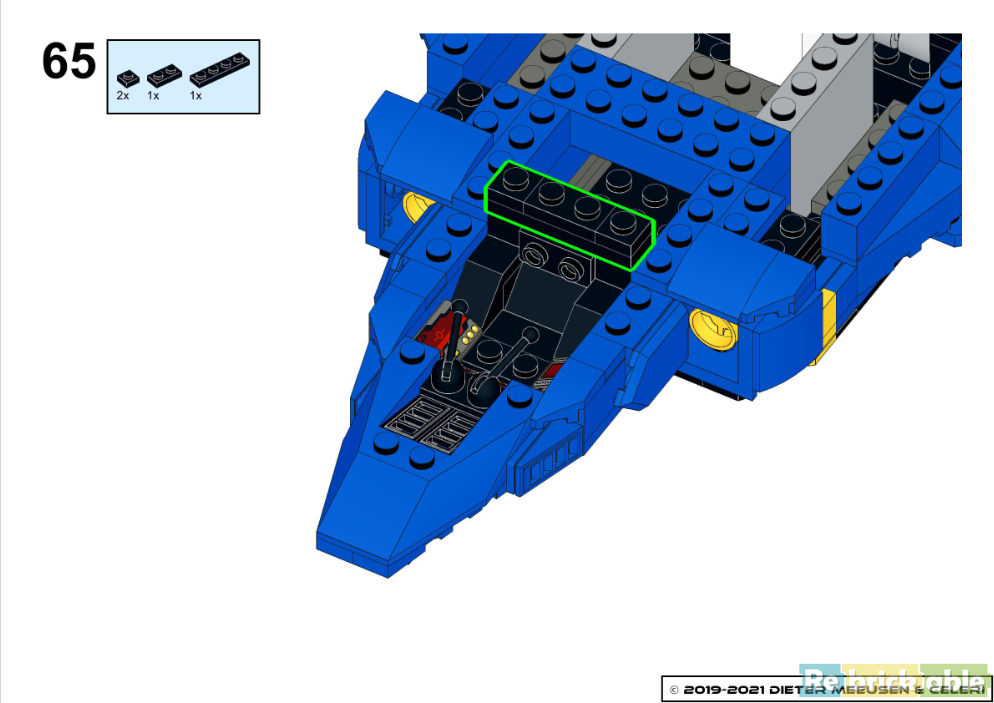 MOC Review: MOC-78824 - Blue Falcon (F-Zero) | Rebrickable - Build with ...