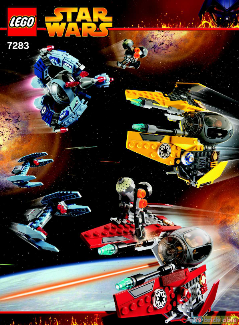 Classic Review: 7283-1 - Ultimate Space Battle | Rebrickable - Build ...