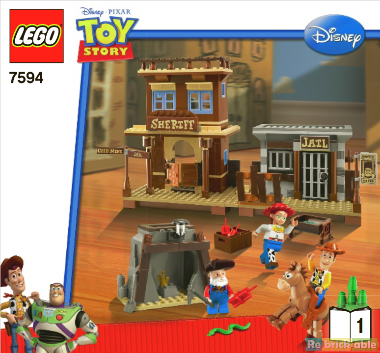 Classic Review: 7594-1 - Woody's Roundup! | Rebrickable - Build with LEGO