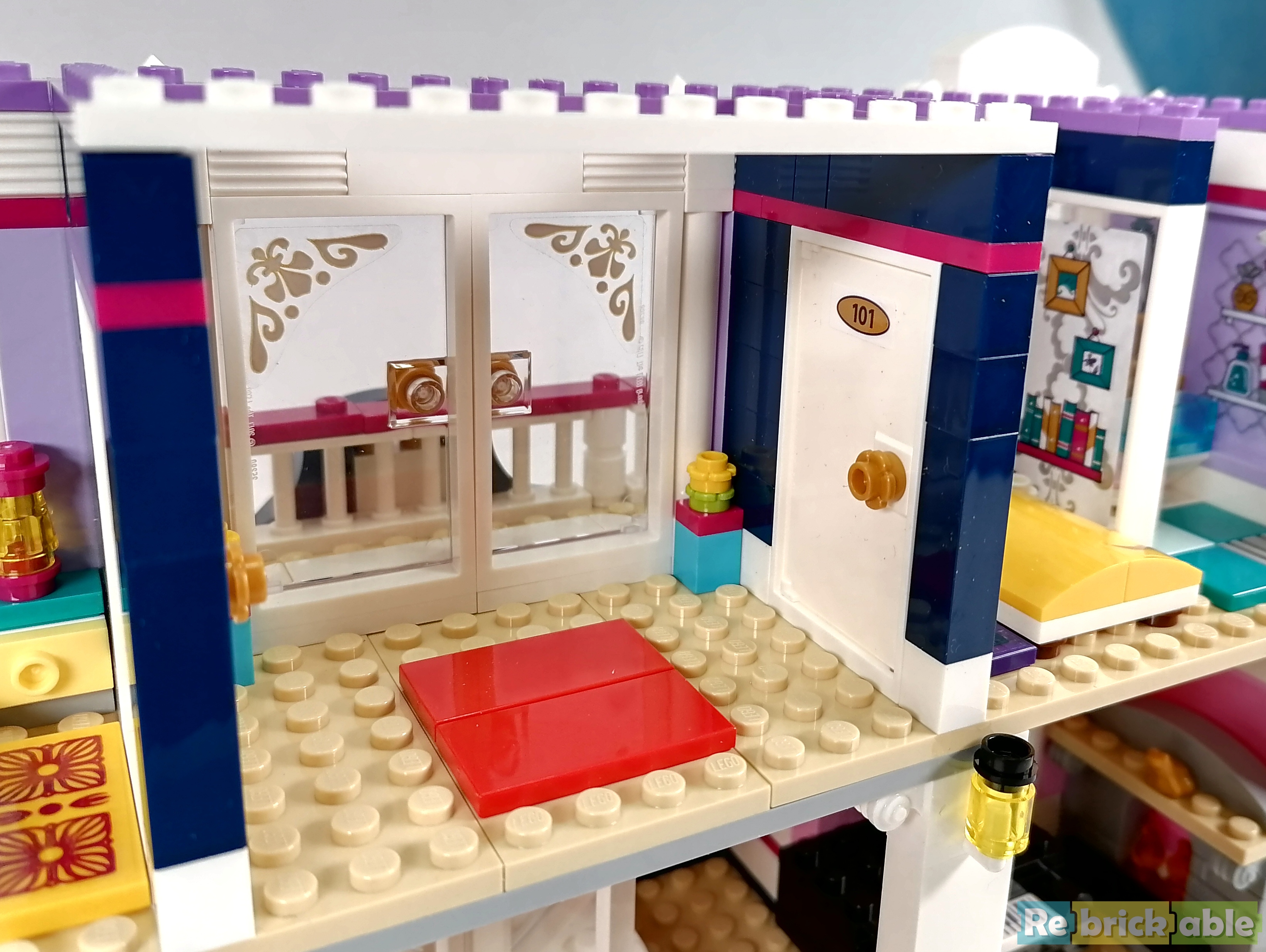 Review: 41684-1 - Heartlake City Grand Hotel | Rebrickable - Build with ...
