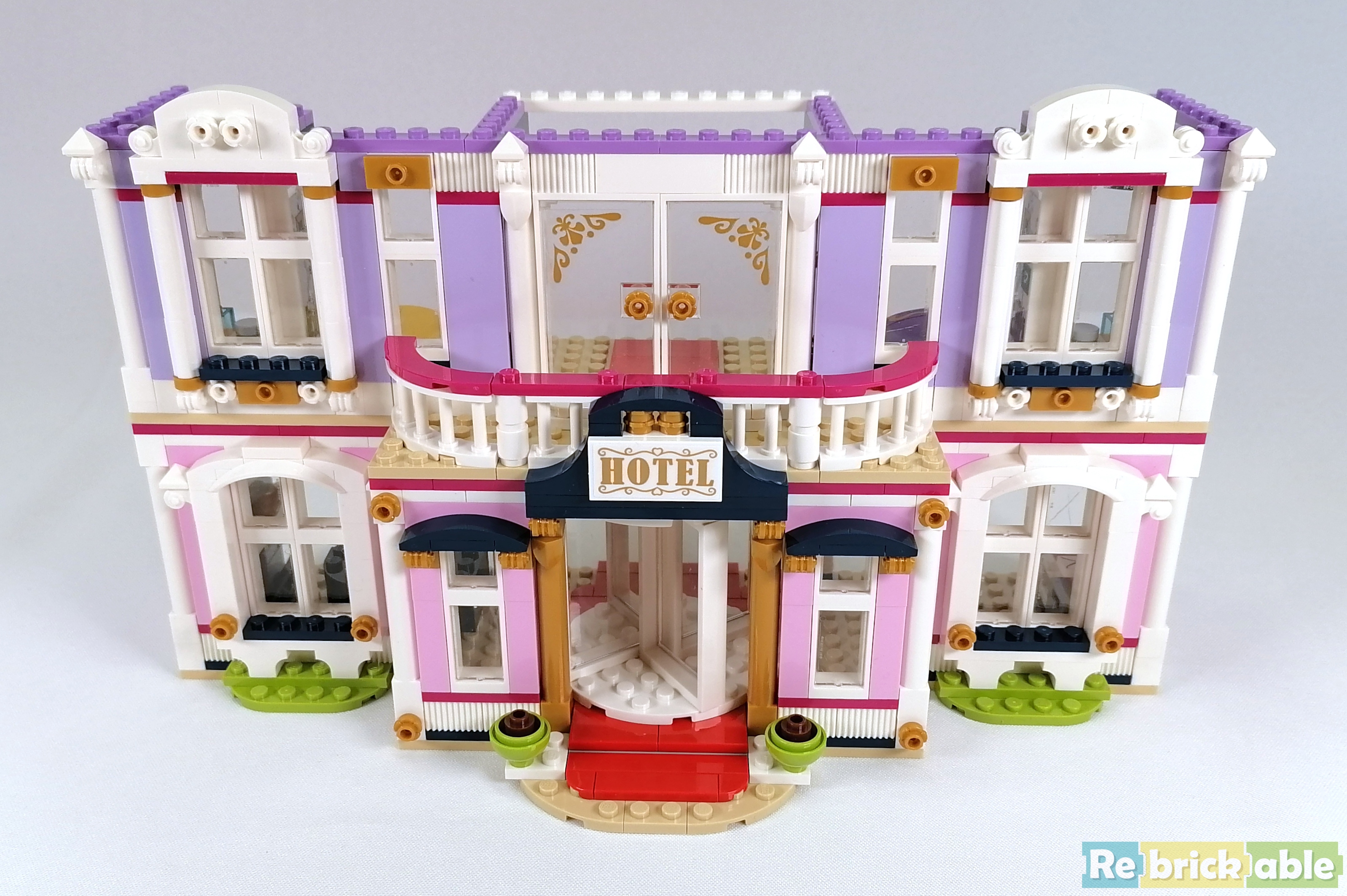 Review: 41684-1 - Heartlake City Grand Hotel | Rebrickable - Build with ...