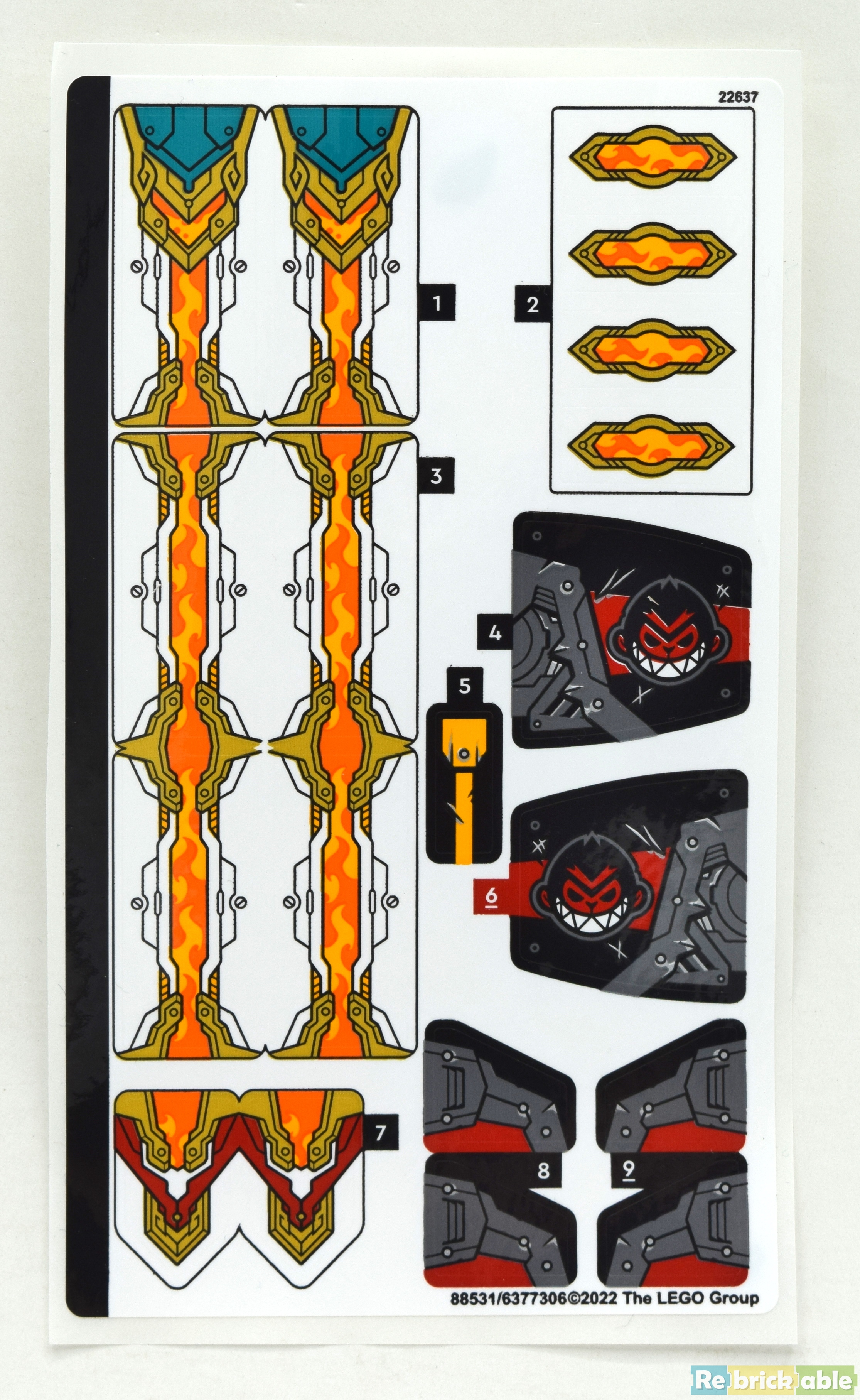 Review: 80034-1 - Nezha's Fire Ring | Rebrickable - Build with LEGO