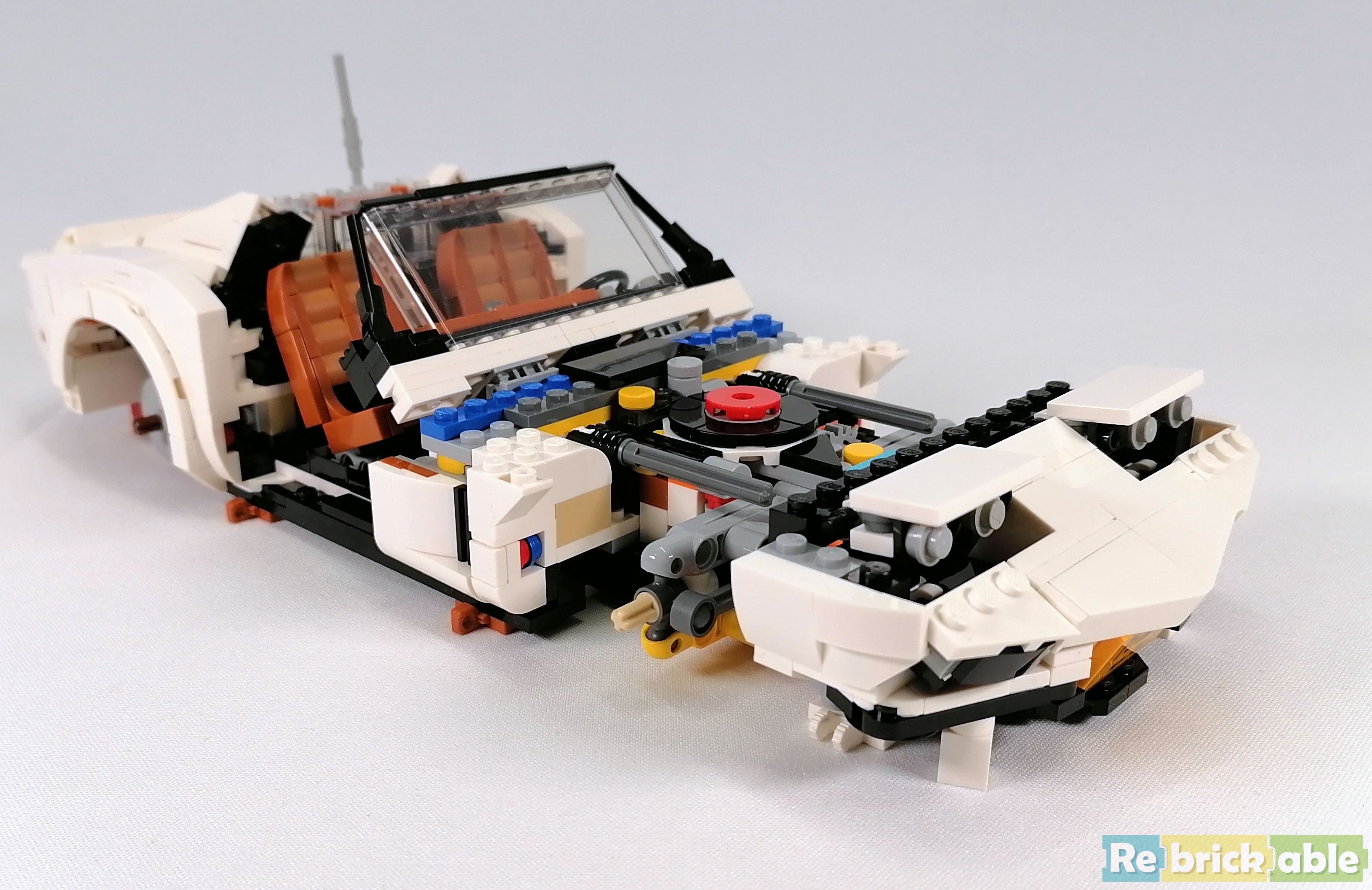 Review: MOC-95636 - 10295 Chevrolet Corvette C3 | Rebrickable - Build ...