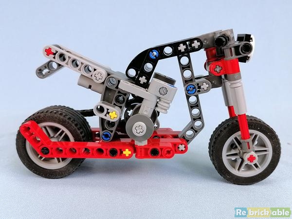 Review: 42132-1 - Motorcycle | Rebrickable - Build with LEGO