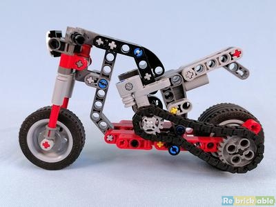 Review: 42132-1 - Motorcycle | Rebrickable - Build with LEGO