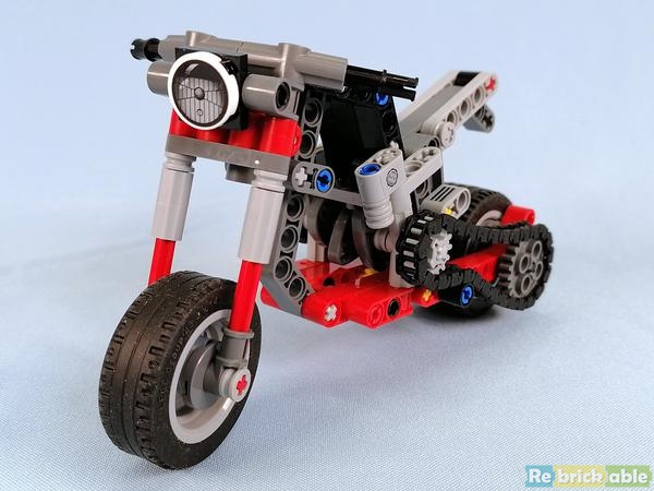 Review: 42132-1 - Motorcycle | Rebrickable - Build with LEGO
