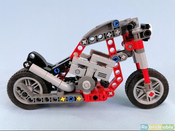 Review: 42132-1 - Motorcycle | Rebrickable - Build with LEGO
