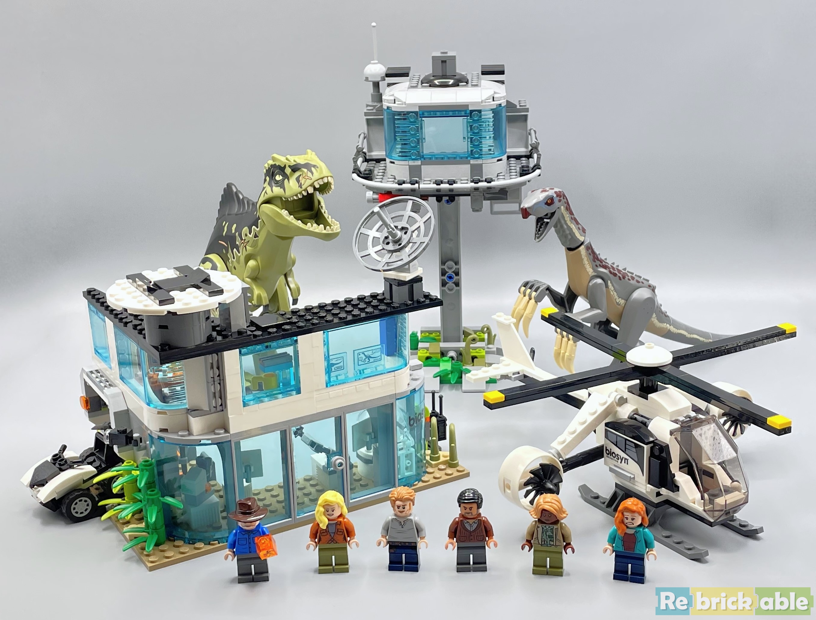 Review: 76949-1 - Giganotosaurus & Therizinosaurus Attack | Rebrickable ...