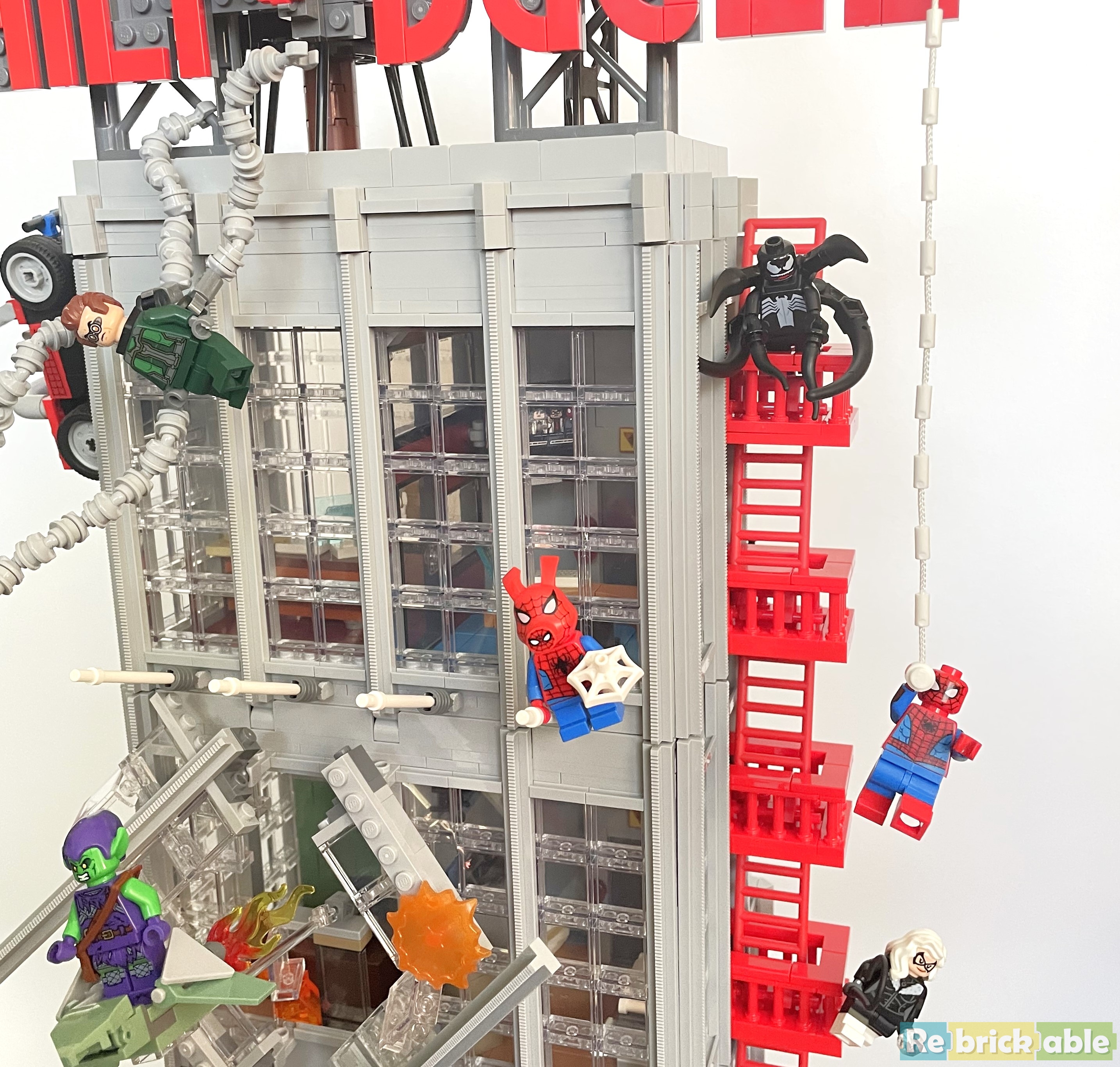 Review: 76178-1 - Daily Bugle: Part 2 - The Build | Rebrickable - Build ...