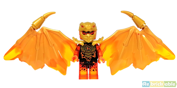 Review: 71770-1 - Zane's Gold Dragon Jet | Rebrickable - Build with LEGO