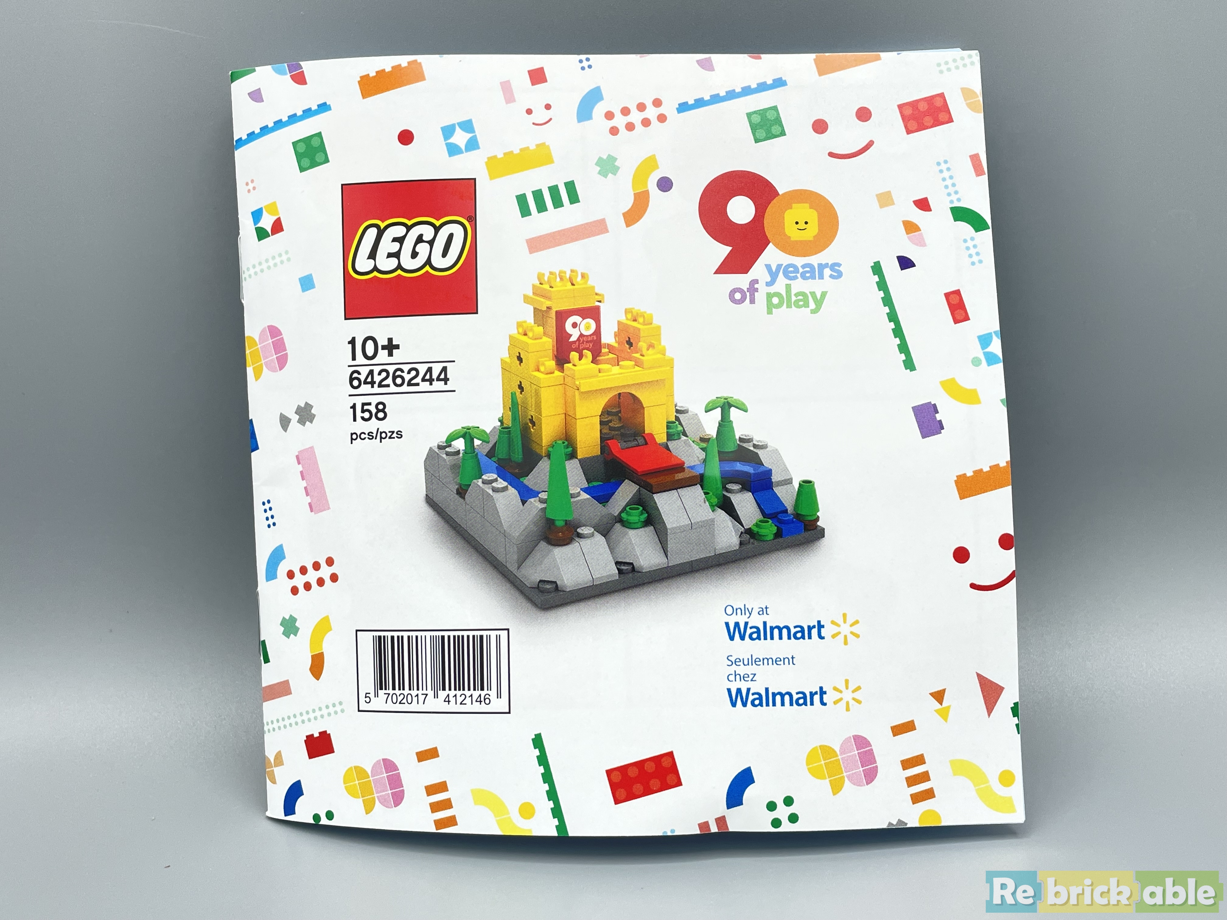 Quick Review: 6426244-1 - 90th Anniversary Mini Castle | Rebrickable ...