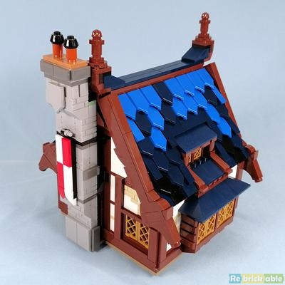 MOC Review: MOC-118869 - Medieval Castle Keep | Rebrickable - Build ...