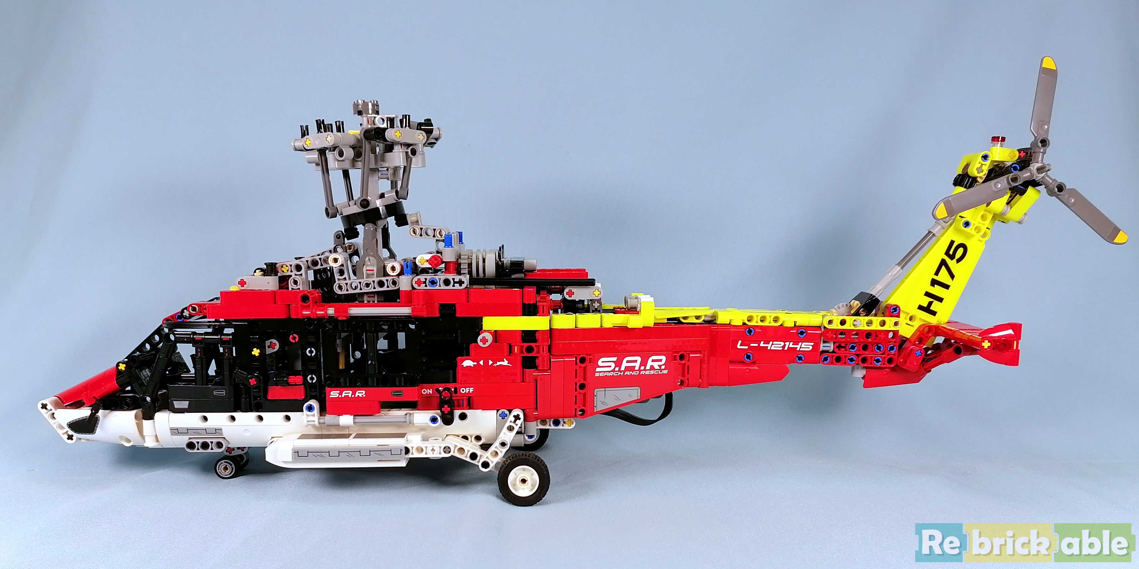 Review: 42145-1 - Airbus H175 Rescue Helicopter | Rebrickable - Build ...