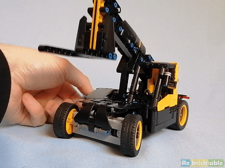 MOC Review: MOC-133959 - Telehandler | Rebrickable - Build with LEGO