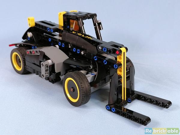 MOC Review: MOC-133959 - Telehandler | Rebrickable - Build with LEGO