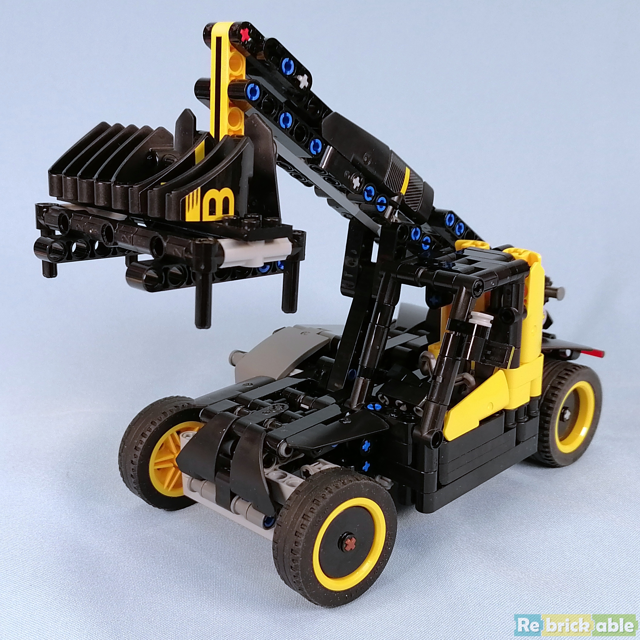 MOC Review: MOC-133959 - Telehandler | Rebrickable - Build with LEGO