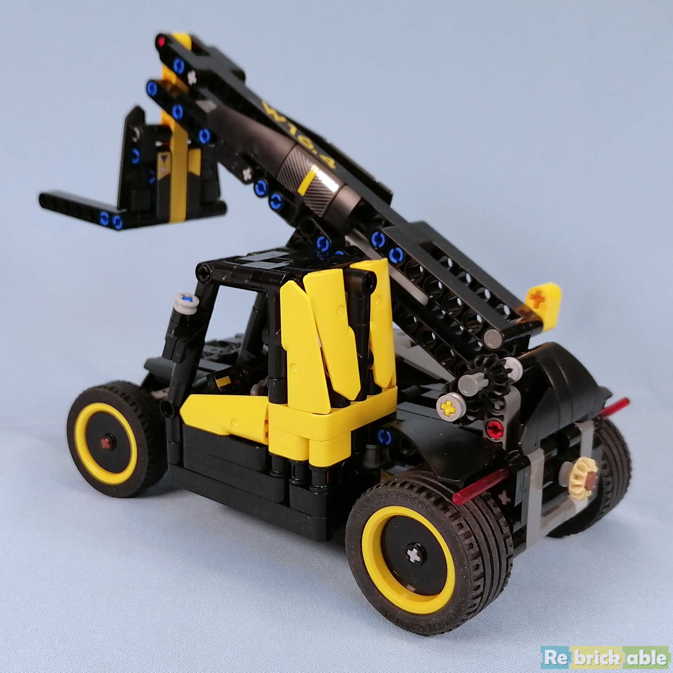 MOC Review: MOC-133959 - Telehandler | Rebrickable - Build with LEGO