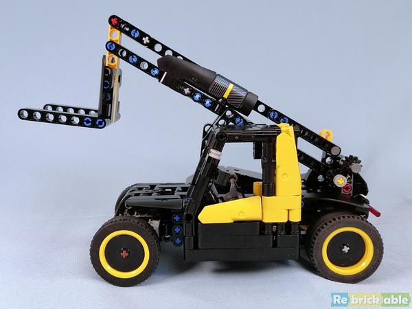 MOC Review: MOC-133959 - Telehandler | Rebrickable - Build with LEGO