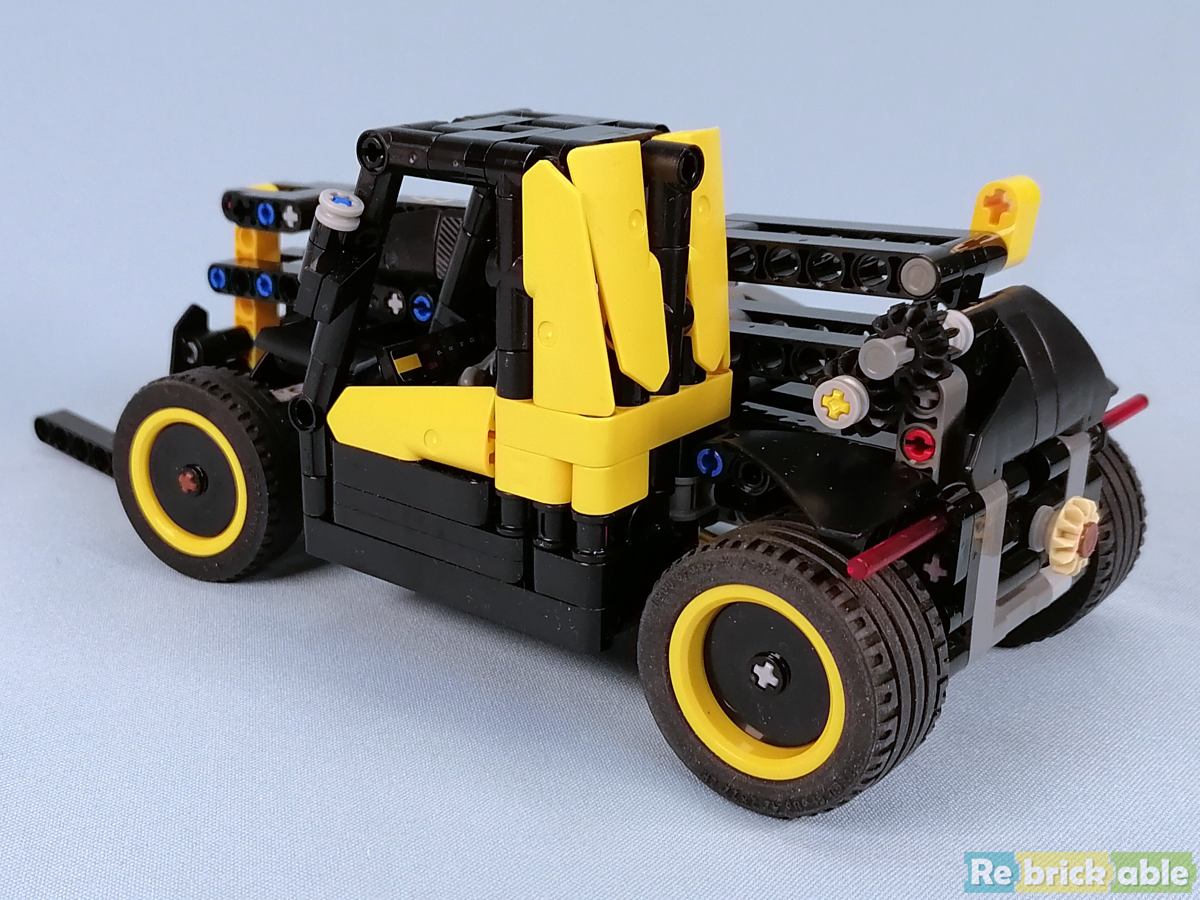 MOC Review: MOC-133959 - Telehandler | Rebrickable - Build with LEGO