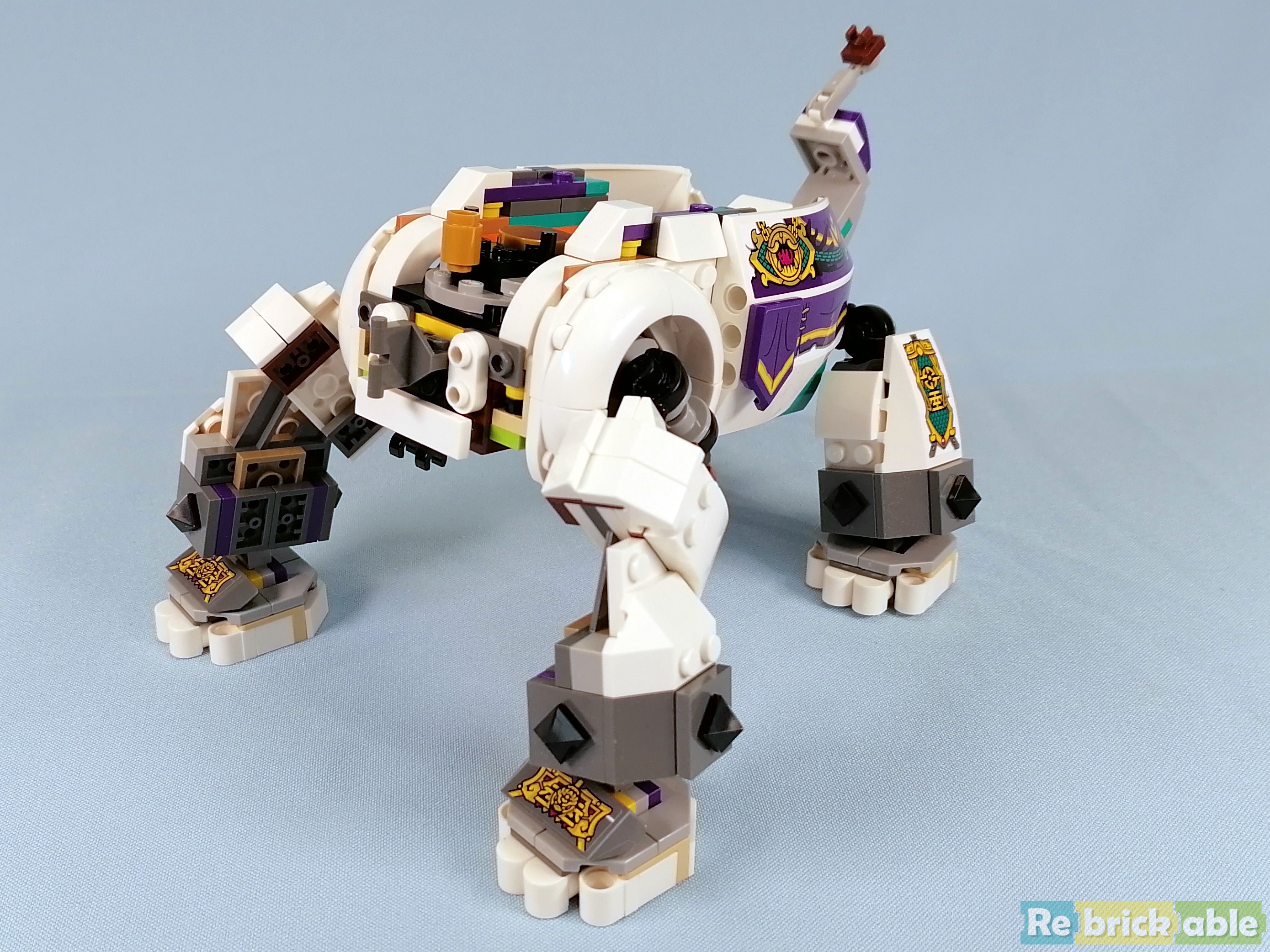 Review: 80043-1 - Yellow Tusk Elephant | Rebrickable - Build with LEGO