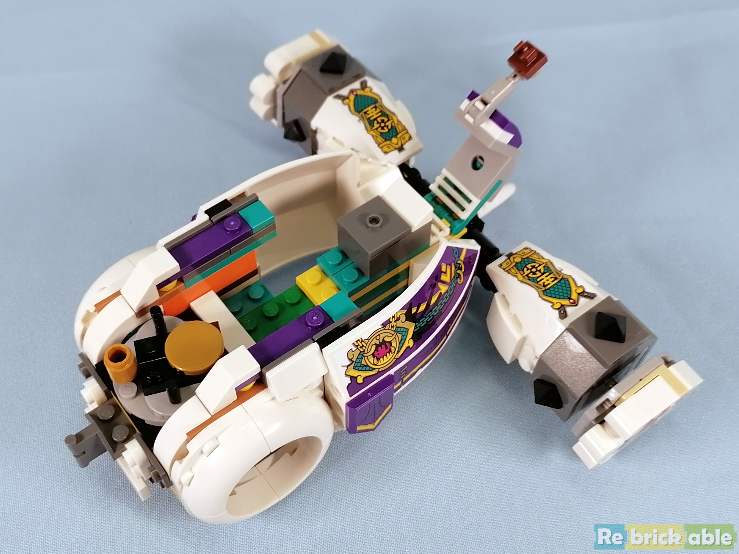 Review: 80043-1 - Yellow Tusk Elephant | Rebrickable - Build with LEGO