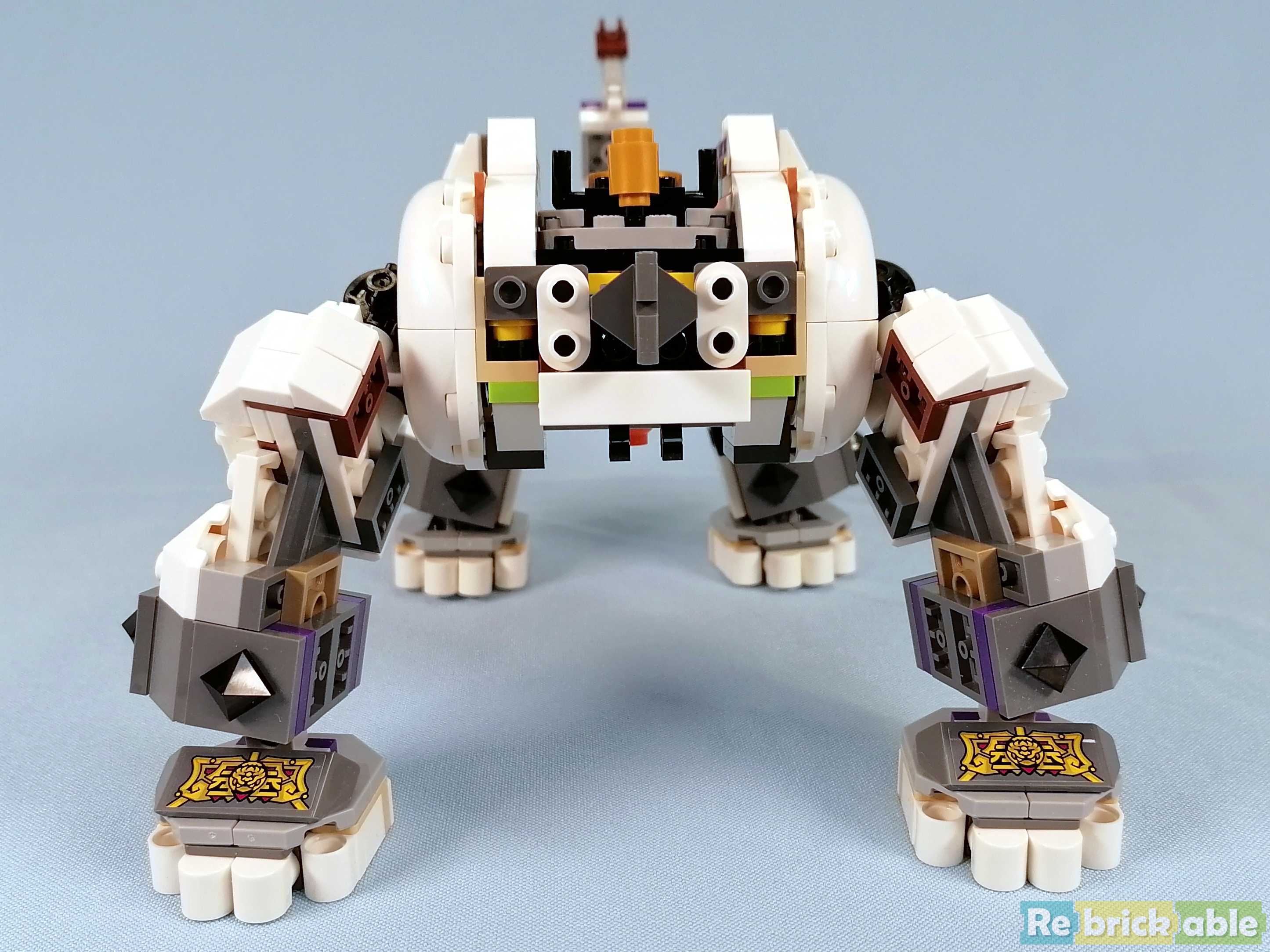 Review: 80043-1 - Yellow Tusk Elephant | Rebrickable - Build with LEGO