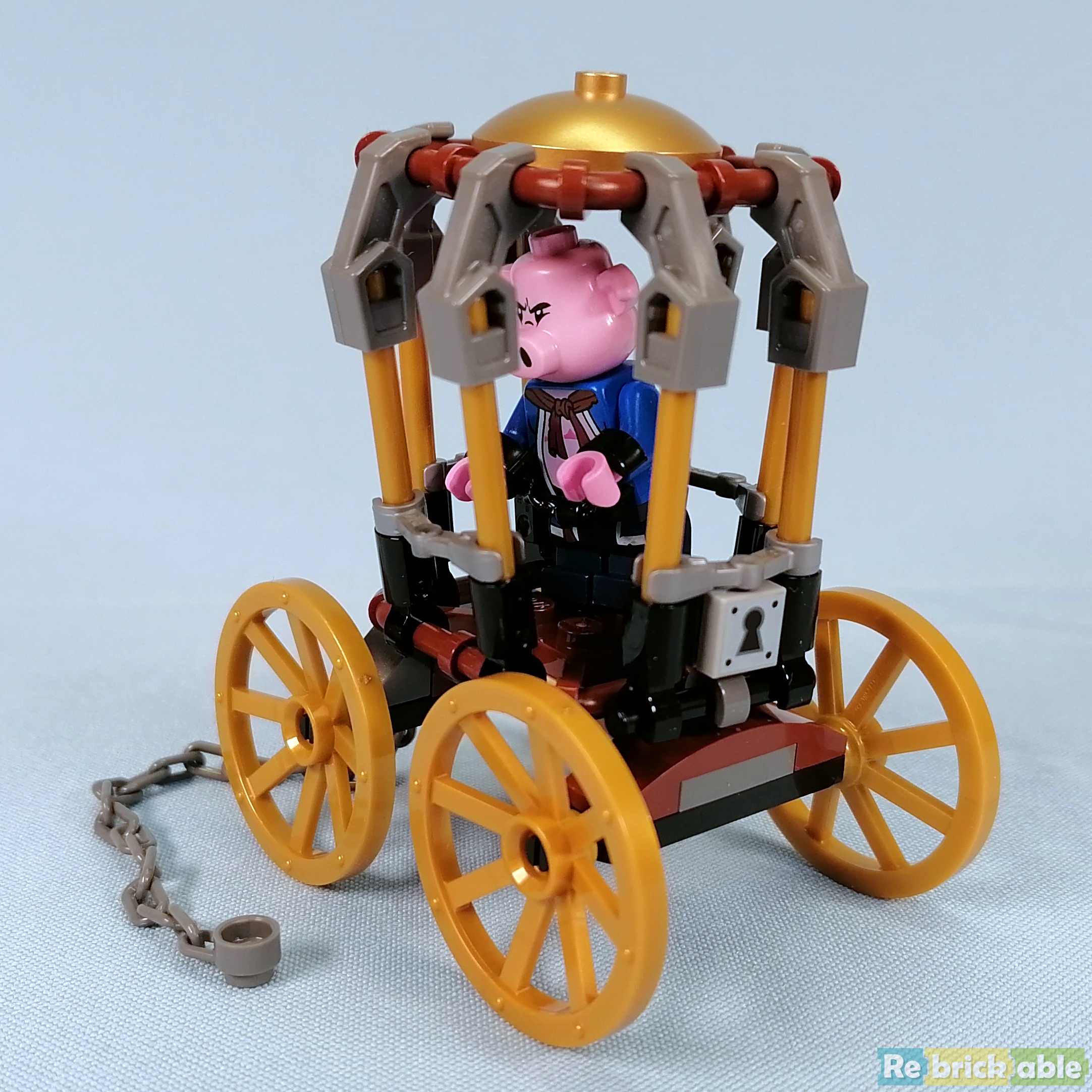 Review: 80043-1 - Yellow Tusk Elephant | Rebrickable - Build with LEGO