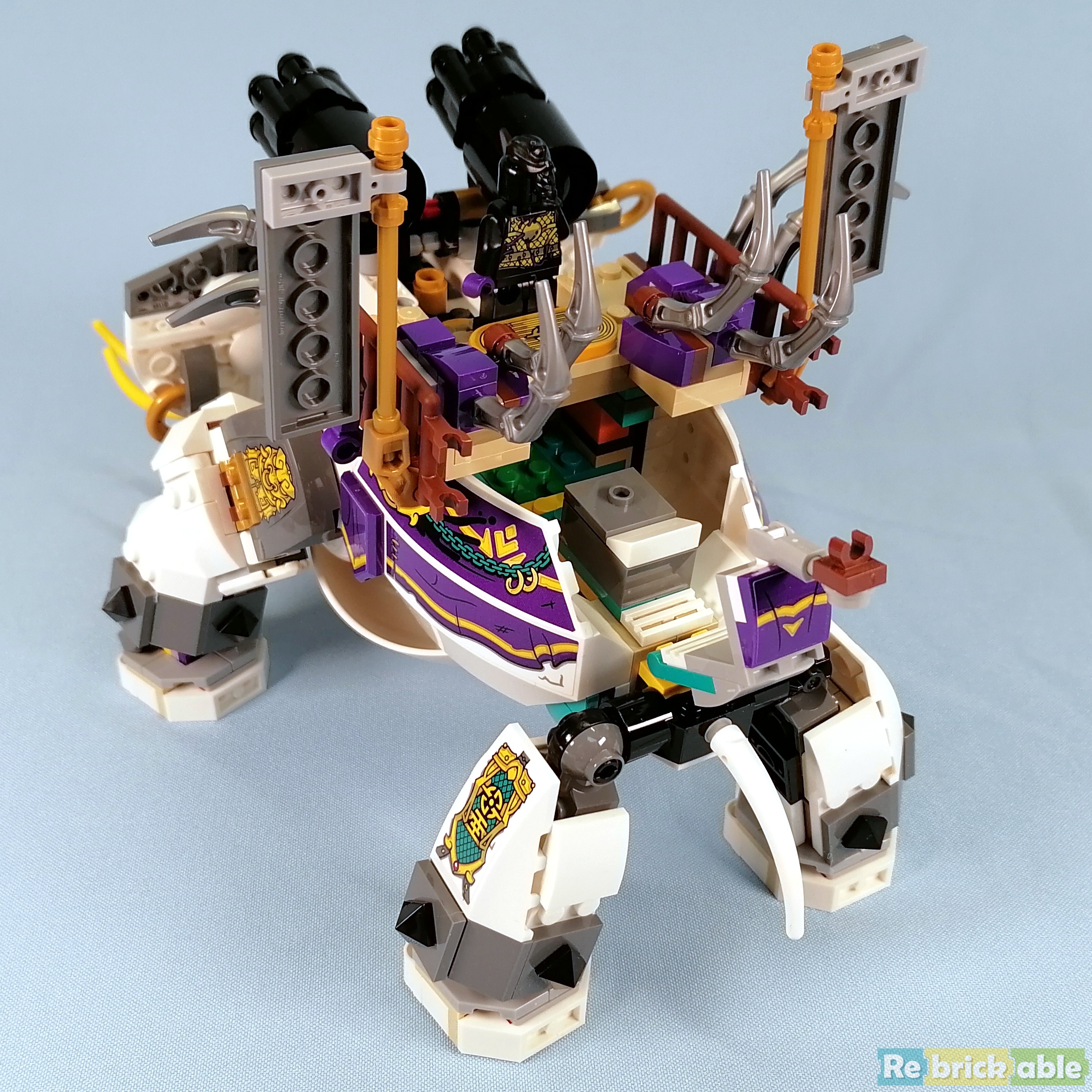 Review: 80043-1 - Yellow Tusk Elephant | Rebrickable - Build with LEGO