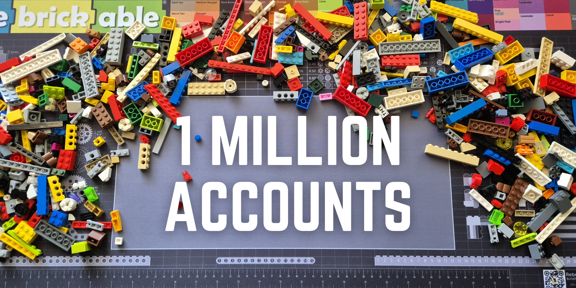 Milestone - One Million Accounts | Rebrickable - Build with LEGO