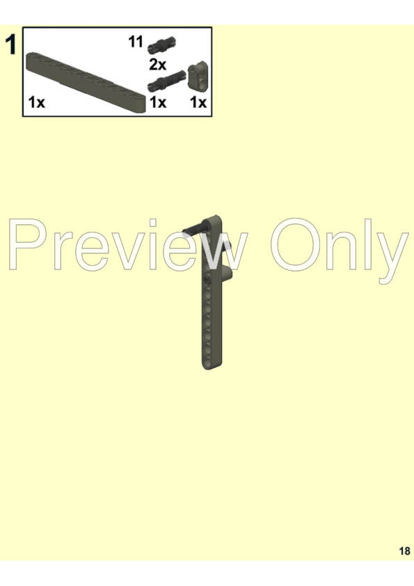 LEGO MOC Lego Pneumatic Engine 3 In-line by Nico71 | Rebrickable ...