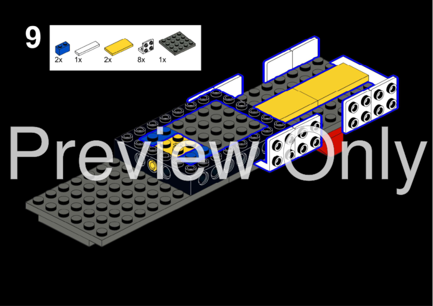 LEGO MOC 10274-1 ECTO Wing Starfighter by emil_mu | Rebrickable - Build ...