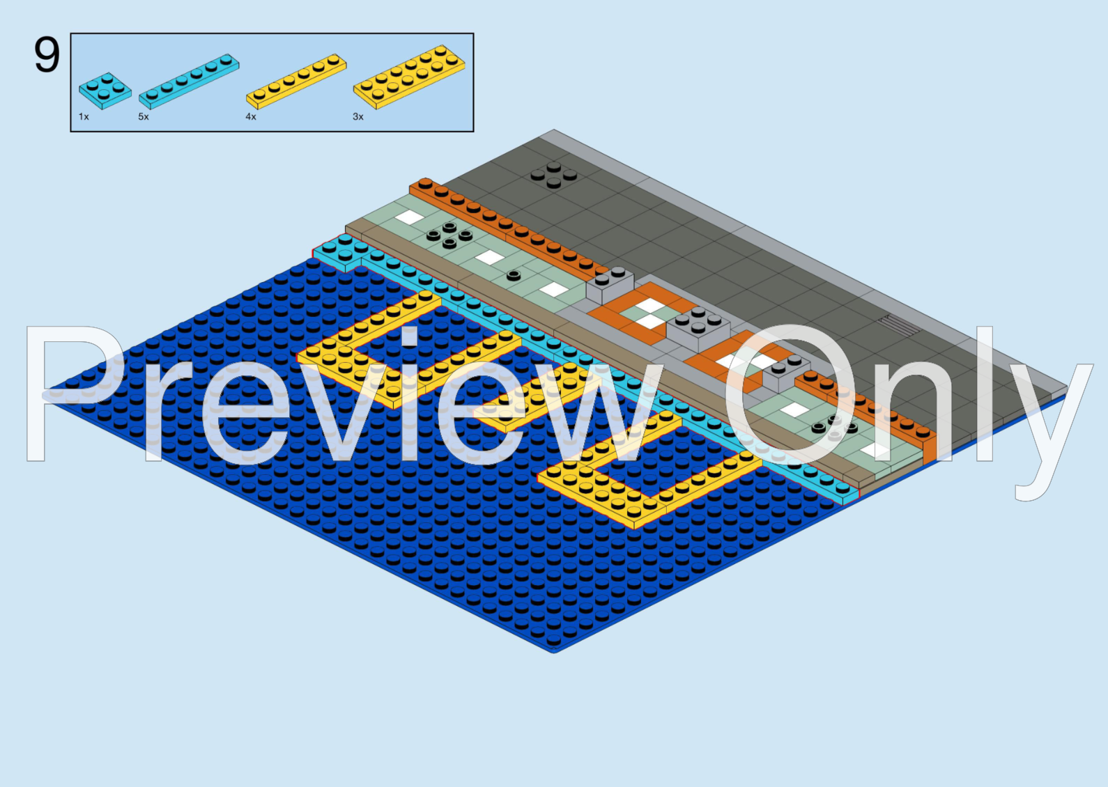 Lego Moc Boutique Beach Modular By Bricktype Rebrickable Build With
