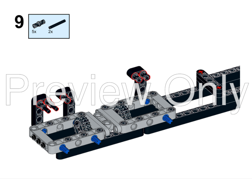 LEGO MOC Peterbilt 389 Truck 1:17 by LnSchmtt | Rebrickable - Build ...