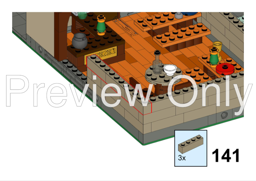 LEGO MOC Hogsmeade Village Modular by KTBrickworks | Rebrickable - Build with LEGO