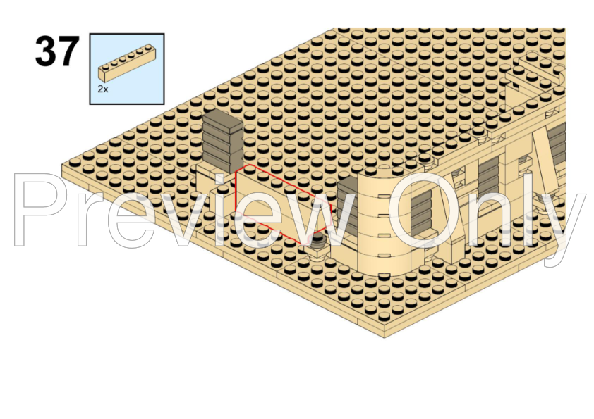 Lego Moc Tatooine Modular Building With Interior 3 Speed Bike