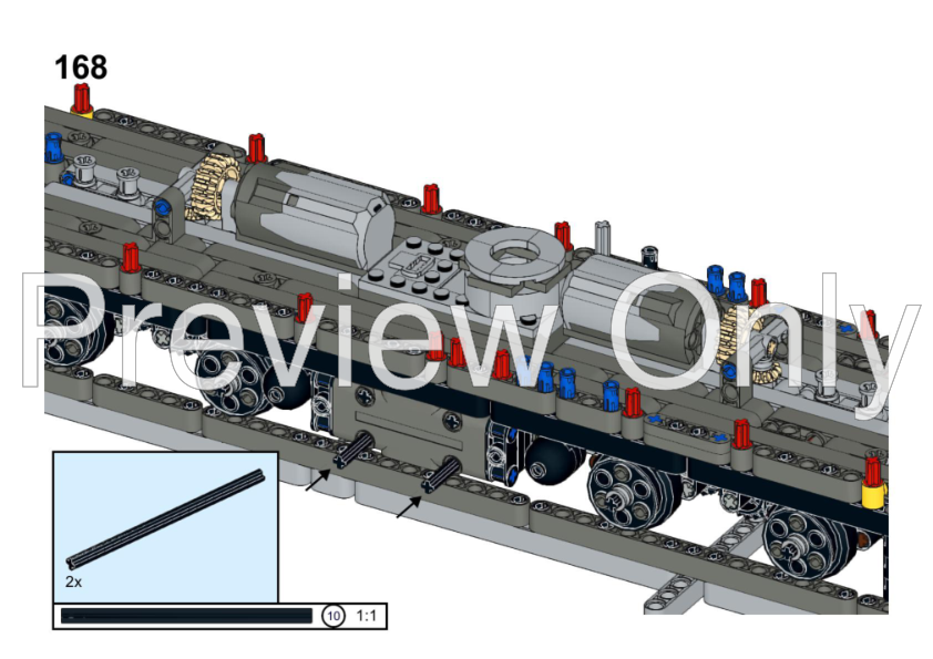 LEGO MOC Technic Cargo Loc Power Functions GreYellow by Technic TRAIN ...