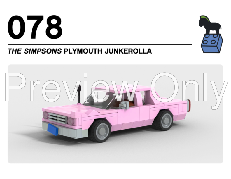 LEGO MOC The Simpsons Plymouth Junkerolla Car by OneBrickPony ...