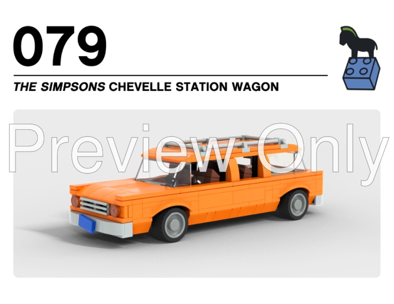 LEGO MOC The Simpsons Chevelle Station Wagon Car by OneBrickPony ...