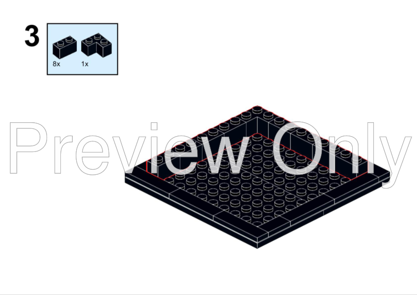 LEGO MOC Display Base for Sleepyhead by anhdoanngoc1991 | Rebrickable ...