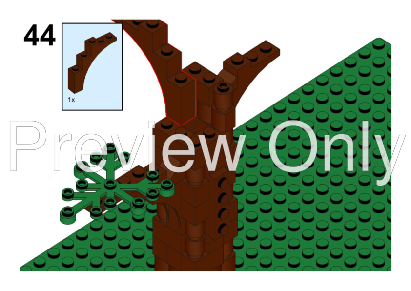 LEGO MOC Endor Forest Trees by obiwanklemmobi | Rebrickable - Build ...