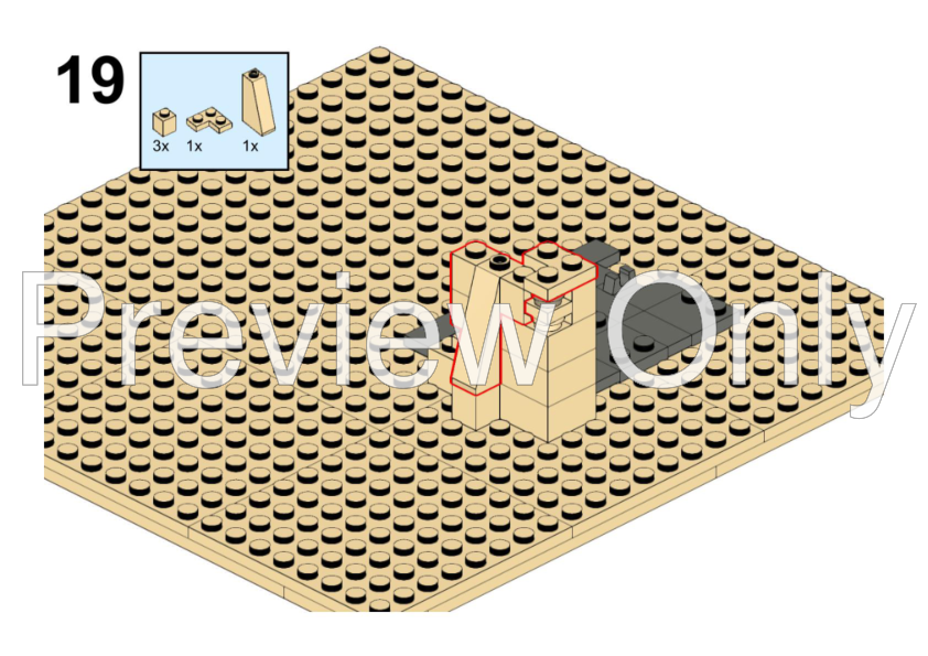 Lego Moc Tatooine Modular Building Jail House Windmill By The