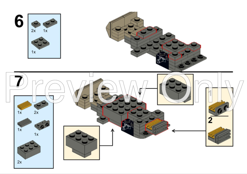 LEGO MOC Nostromo Survey Buggy by lordfrito | Rebrickable - Build with LEGO
