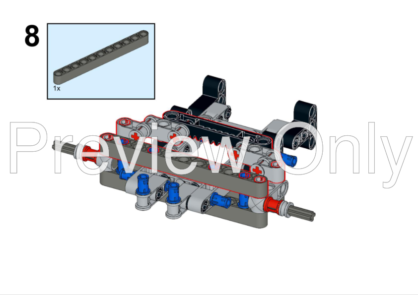 LEGO MOC Mercedes Benz w124 1994 by RedHotRod | Rebrickable - Build ...