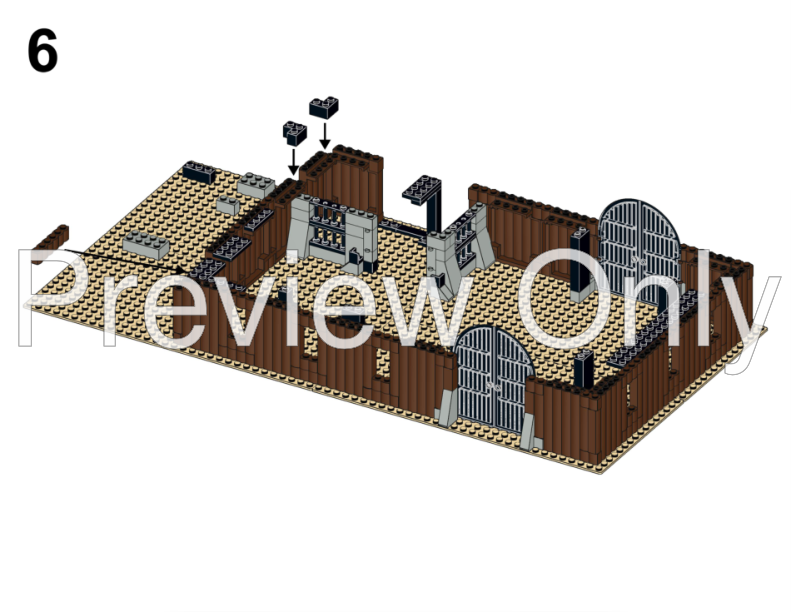 LEGO MOC Fort Gold Canyon by danbru1989 | Rebrickable - Build with LEGO