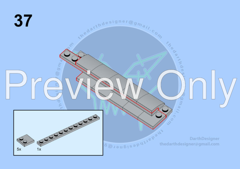 LEGO MOC MQ-9 Reaper UAV | 1:35 Scale by DarthDesigner | Rebrickable ...