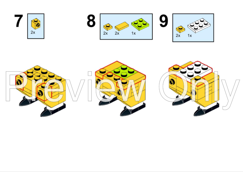 LEGO MOC The Mask - Brickheadz by sharle | Rebrickable - Build with LEGO
