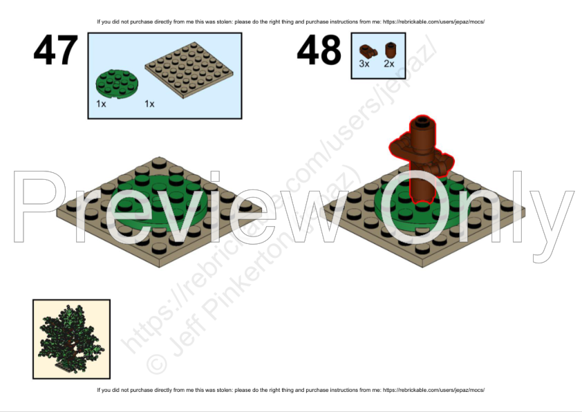 LEGO MOC Fruit Tree Set by jepaz | Rebrickable - Build with LEGO