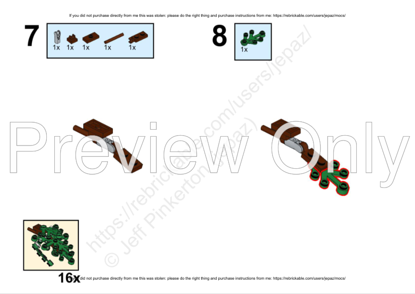 LEGO MOC Fruit Tree Set by jepaz | Rebrickable - Build with LEGO